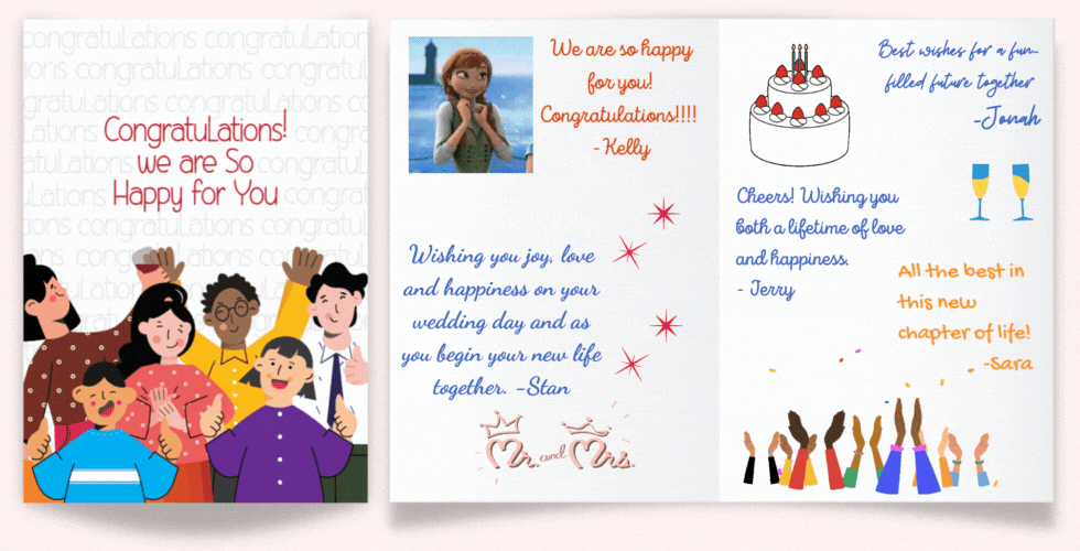 Beautiful Wedding Congratulations Cards Wedding Group Ecards