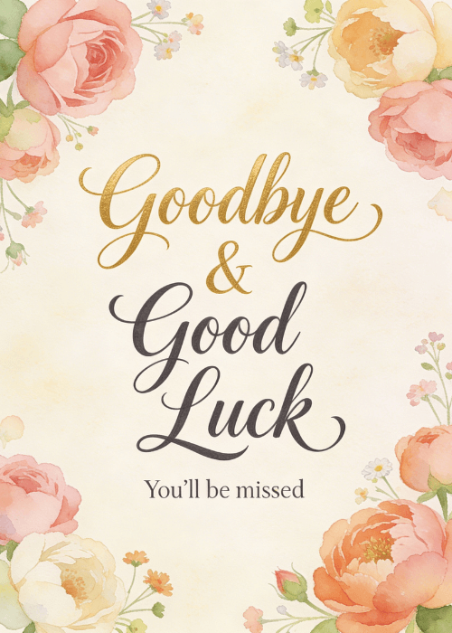 Virtual Farewell Cards Online | Digital Goodbye Cards | GreetPool